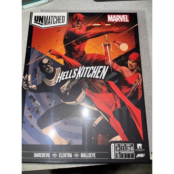 Restoration Games | Games | Unmatched Marvel Hells Kitchen Board Game Sealed Daredevil Elektra ...